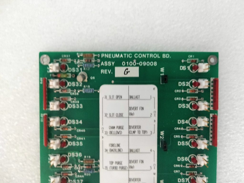 AMAT 0100-09008 P5000 PNEUMATIC CONTROL BOARD - BHT service solution 寶虹 ...